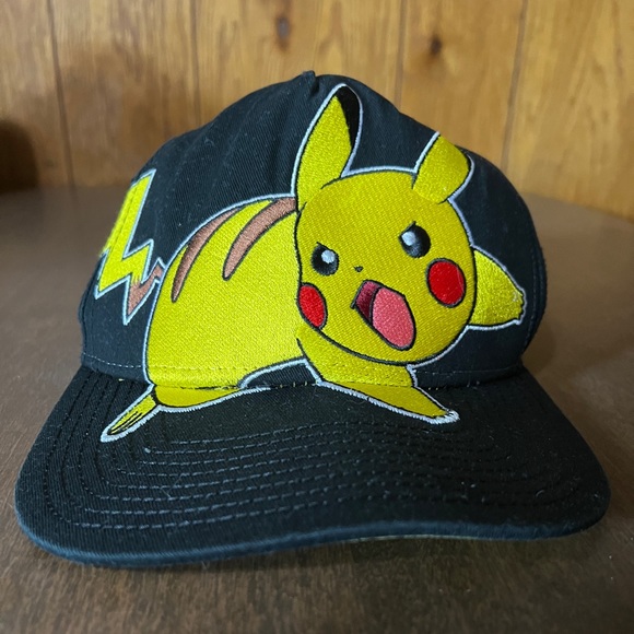 Pokemon | Accessories | 25 Pokemon Pikachu Snapback Hat Cap Nintendo ...